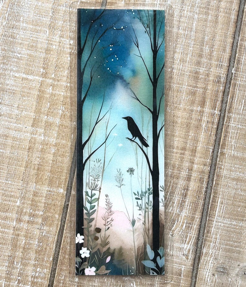 Woodland Animals Bookmark Nature Forest Laminated Bookmark Set - Etsy