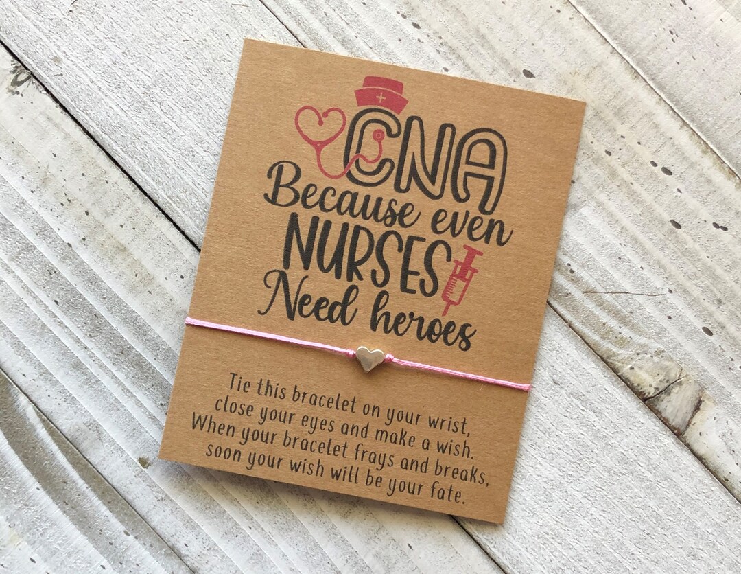 CNA Wish Bracelet Graduation CNA School Bracelet Certified Nursing ...