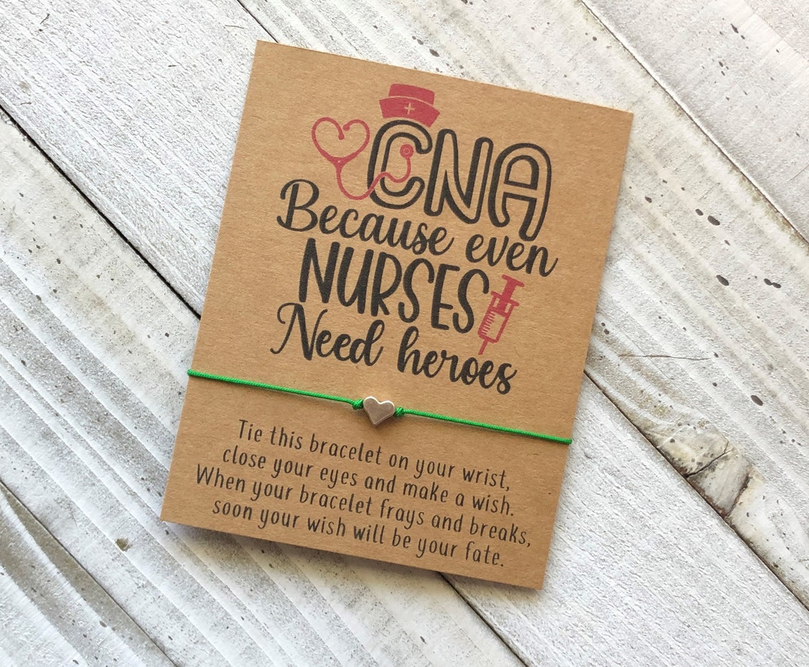 CNA Wish Bracelet Graduation CNA School Bracelet Certified - Etsy