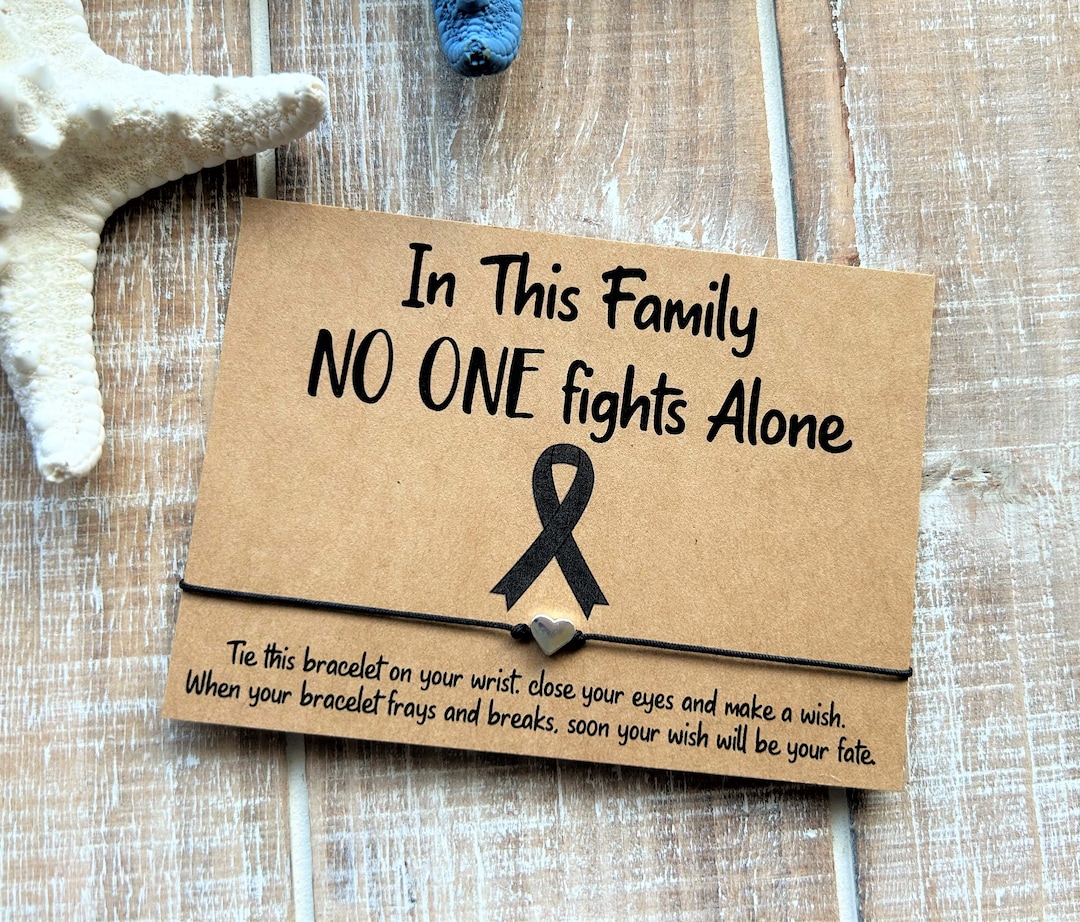Cancer Support Gift Cancer Family Support Wish Bracelet Simple Gift ...