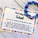 First Day of School Bracelet Set First Day of School Mommy and Me Daddy ...