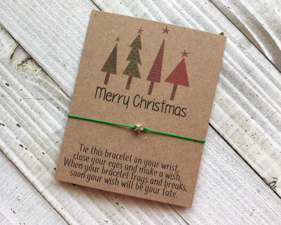 Merry Christmas Wish Bracelet Christmas Gift Christmas Wish Bracelet ...