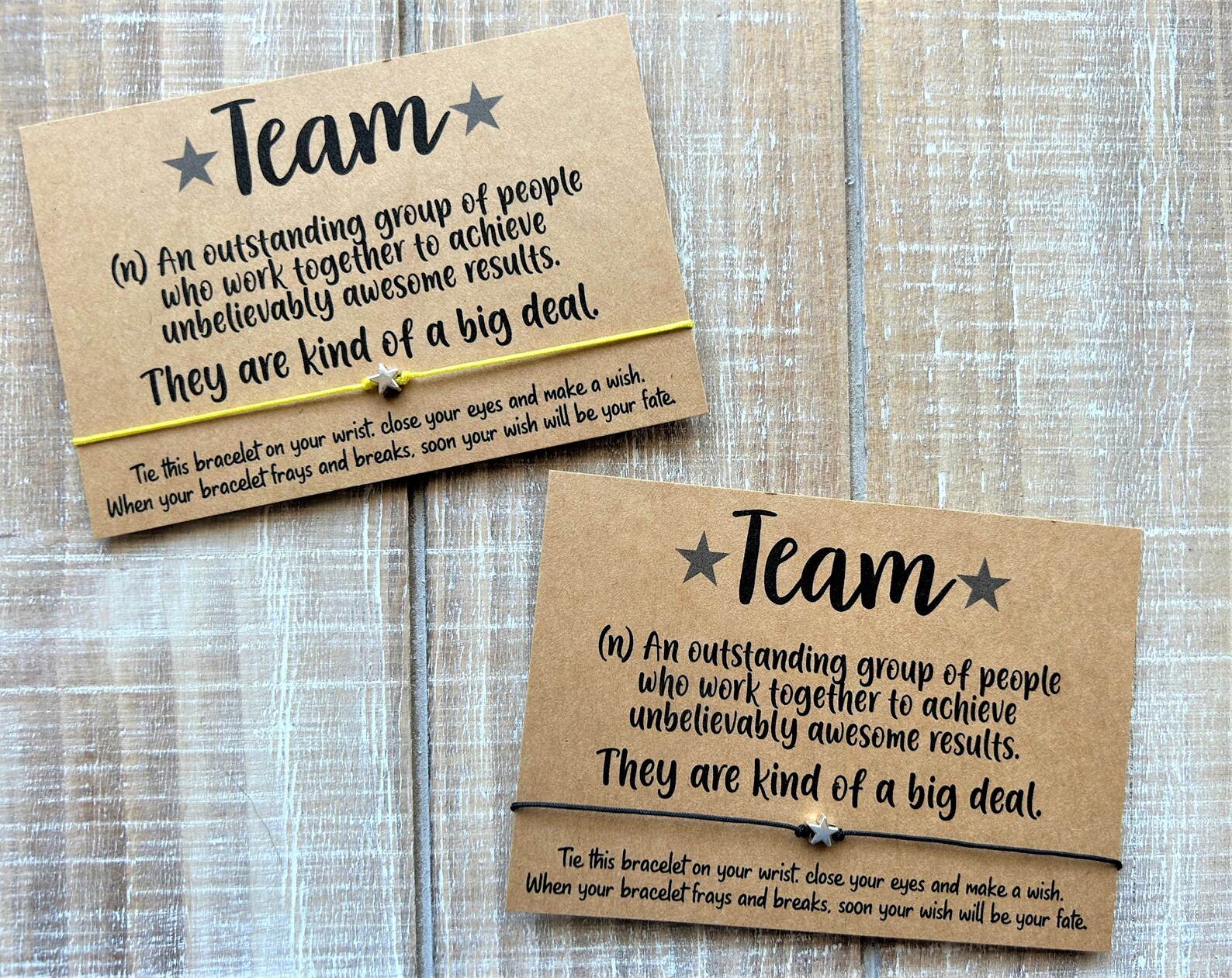 Team Wish Bracelet Team Gift Team Definition Office Co Workers Bracelet ...
