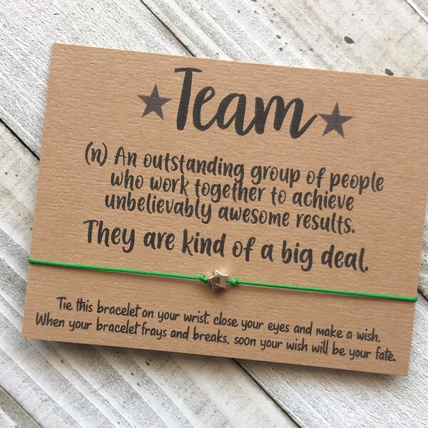 Team Bracelet - Etsy