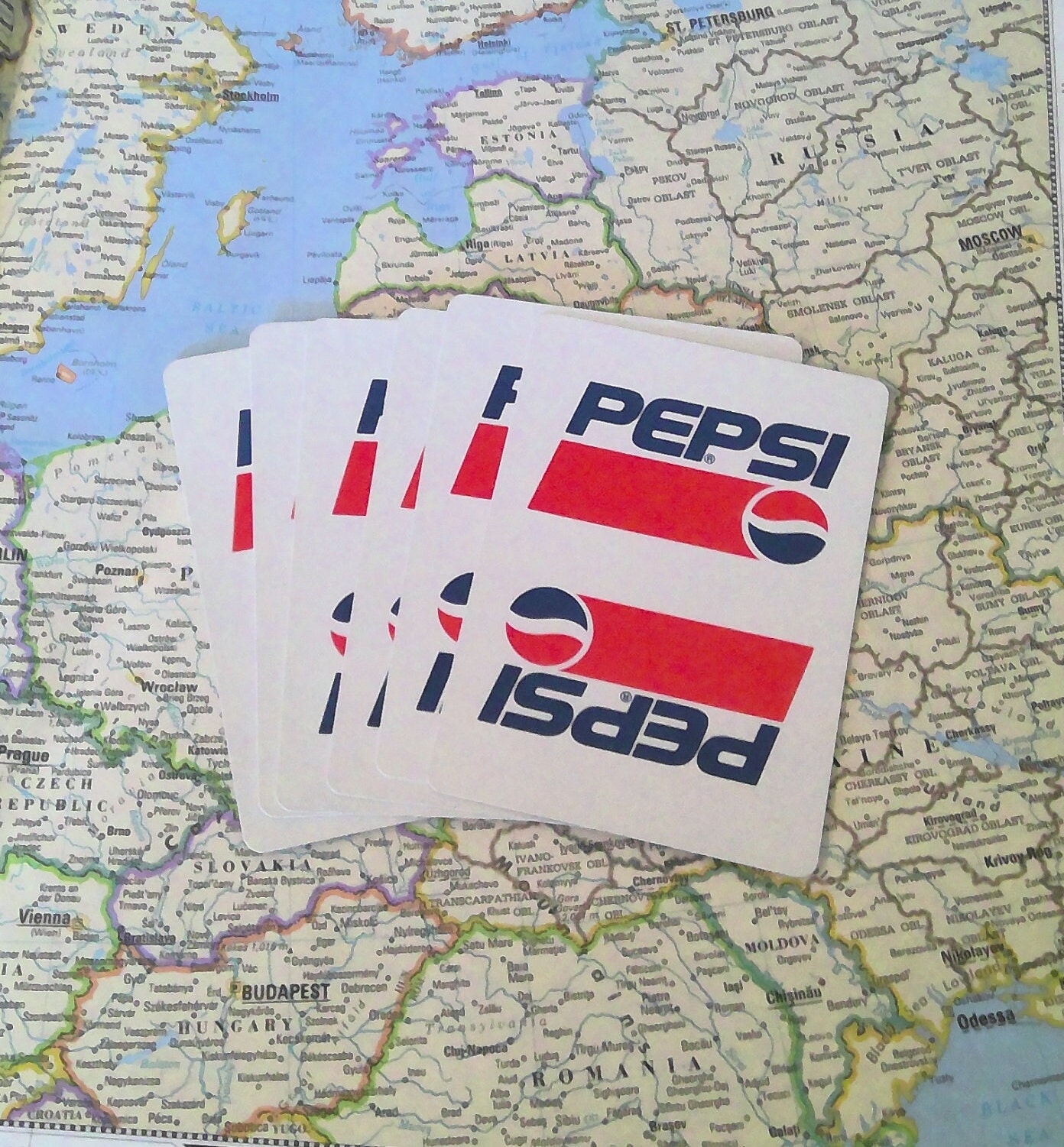 Vintage Pepsi Playing Cards- Set of 10 - Etsy