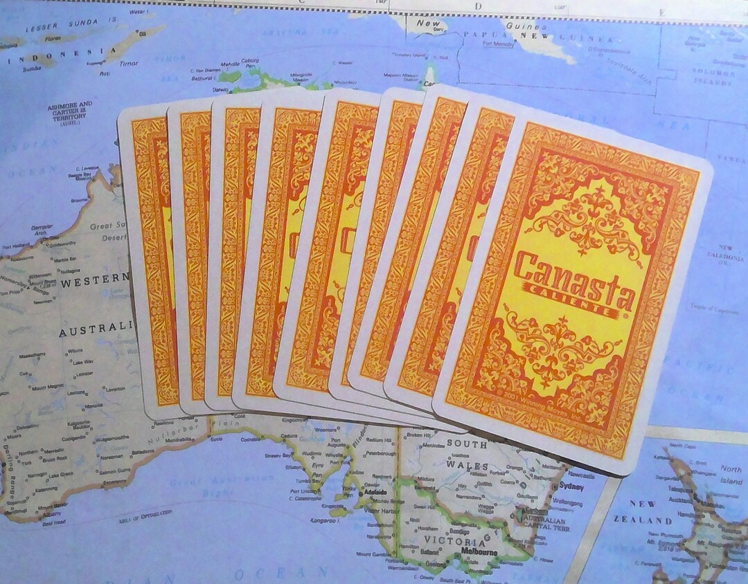 Vintage Canasta Caliente Playing Cards- Set of 14 - Etsy