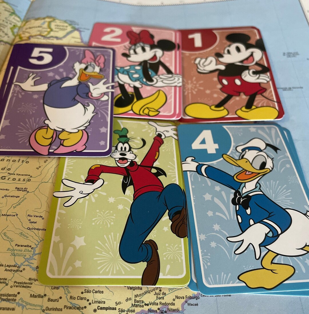 Walt Disney World Playing Cards- Set of 9 - Etsy