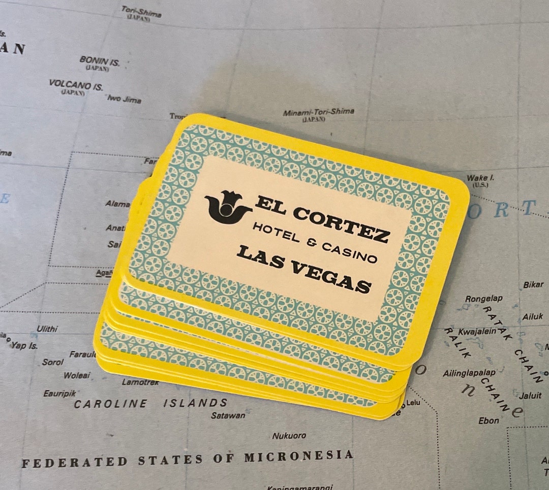 Vintage Miniature El Cortez Hotel & Casino, Las Vegas Playing Cards ...