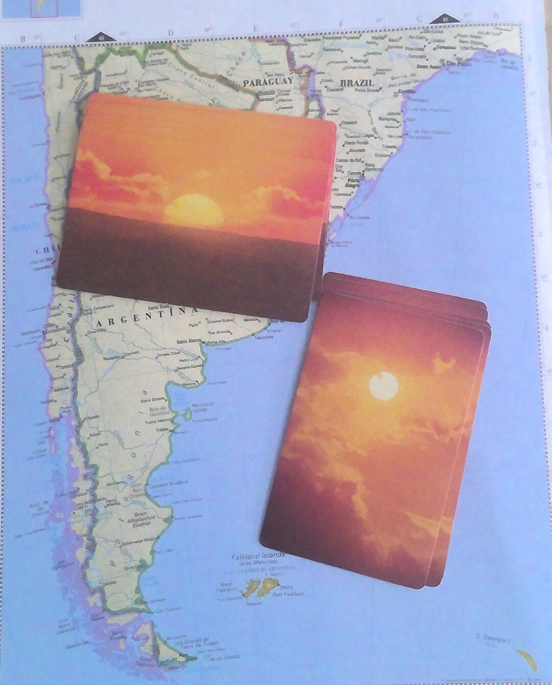 Vintage Sun Playing Cards- Set of 10, 5 of Each Design - Etsy
