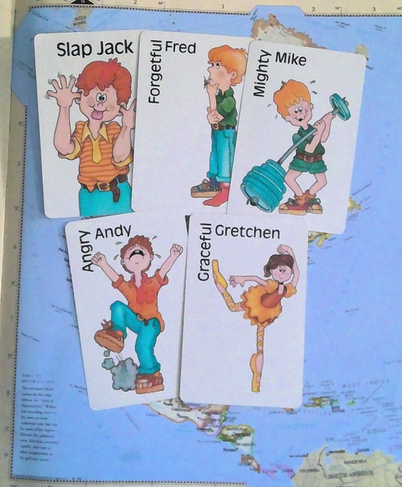 Vintage Slap Jack Playing Cards Set of 10 - Etsy