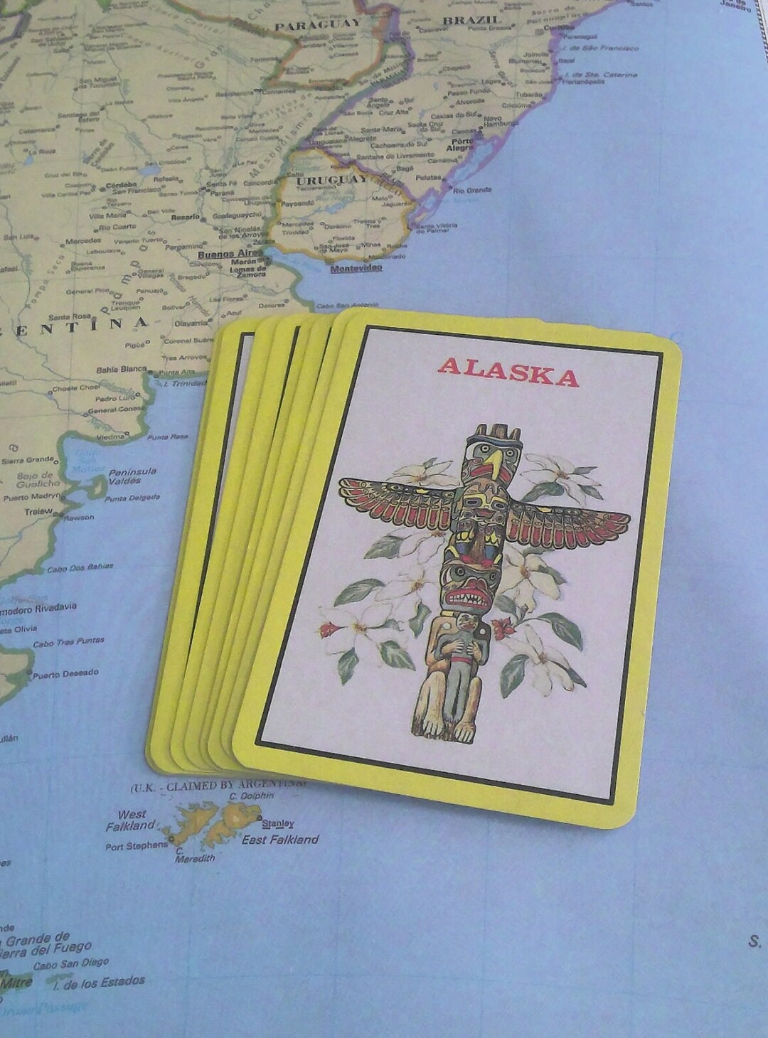 Vintage Alaska Playing Cards- Set of 10 - Etsy