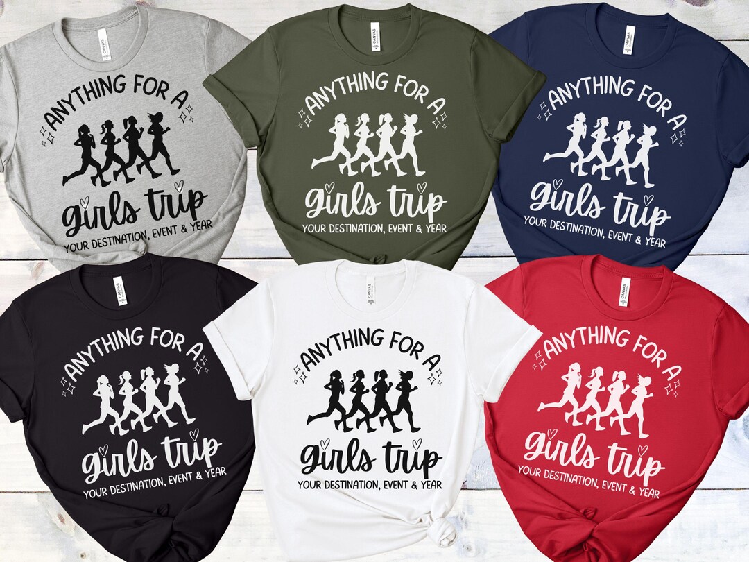 Custom Girls Running Shirts: Friends 5k Group Run Race Tee ...