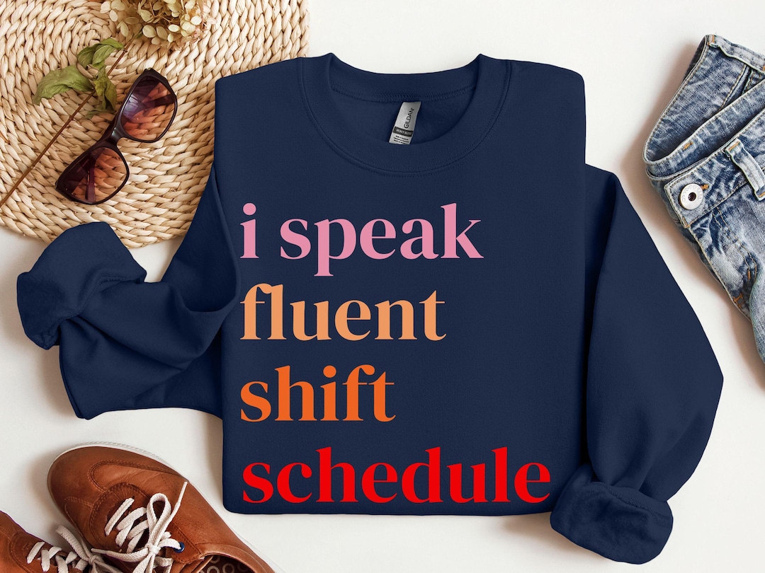 Funny Firefighter Wife Sweatshirt, Shift Schedule, Firefighter Spouse ...