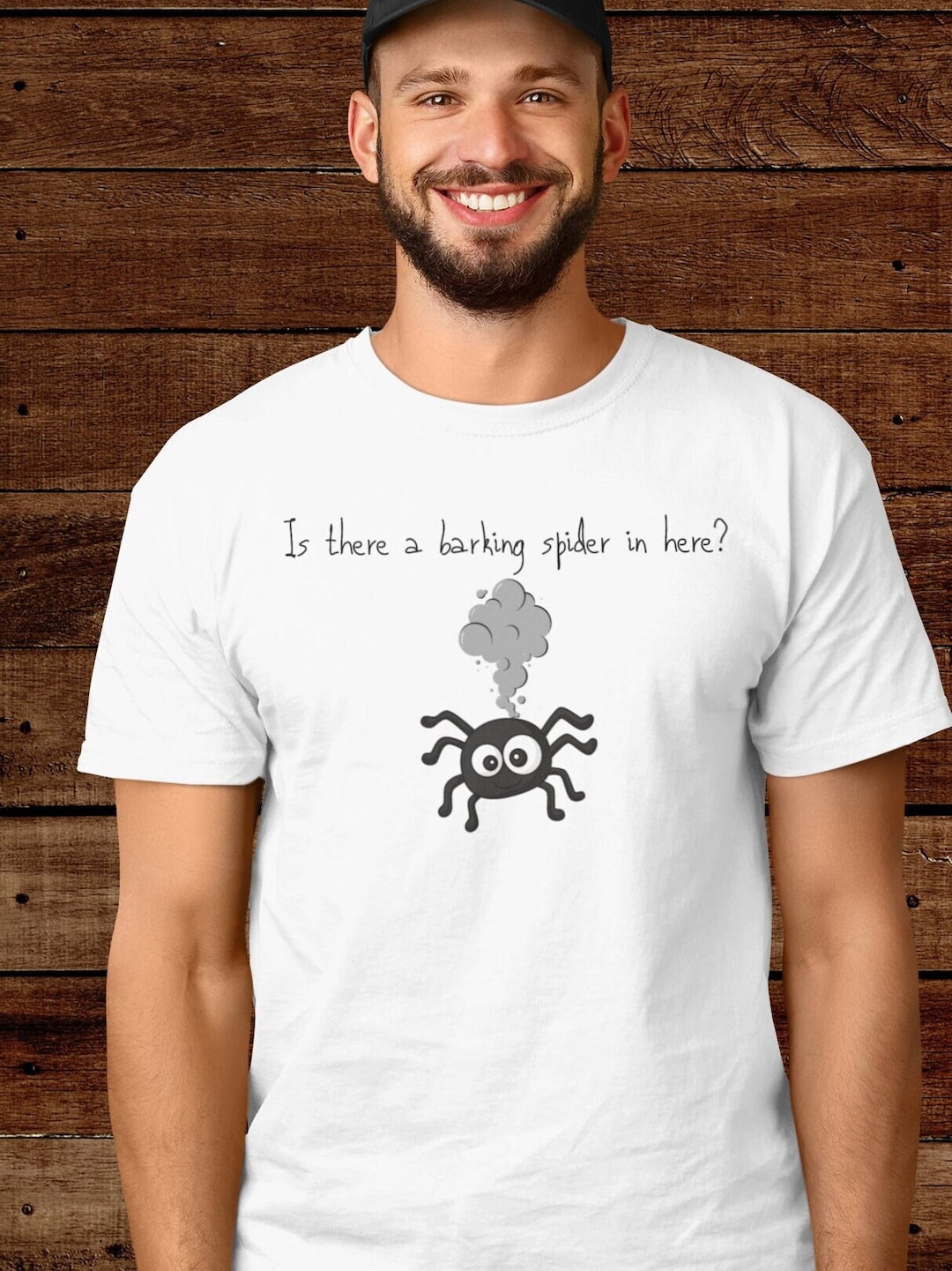 Barking Spider Fart Dad Joke Shirt, Funny Shirt for Dads, Father's Day ...