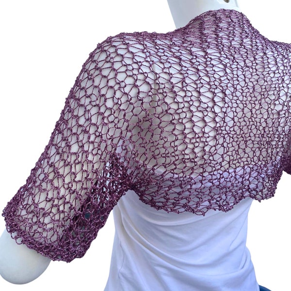 Purple Shrug - Etsy