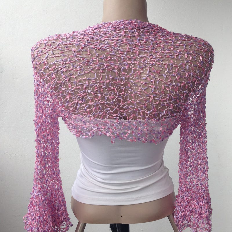 Purple Lace Bolero - Etsy