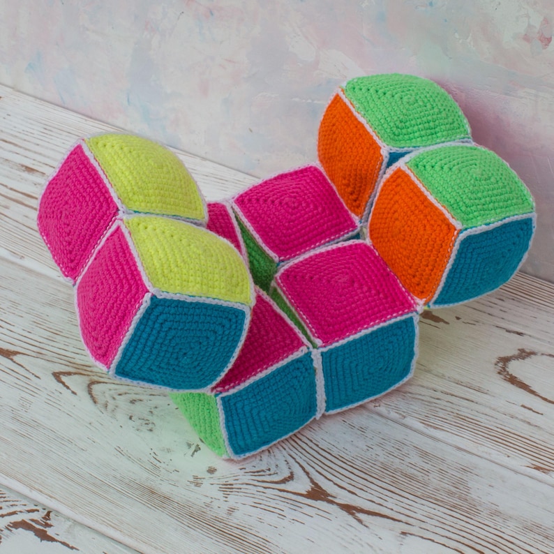 CROCHET PATTERN Infinity Cube. Montessori Baby Toys. Educational Toys ...