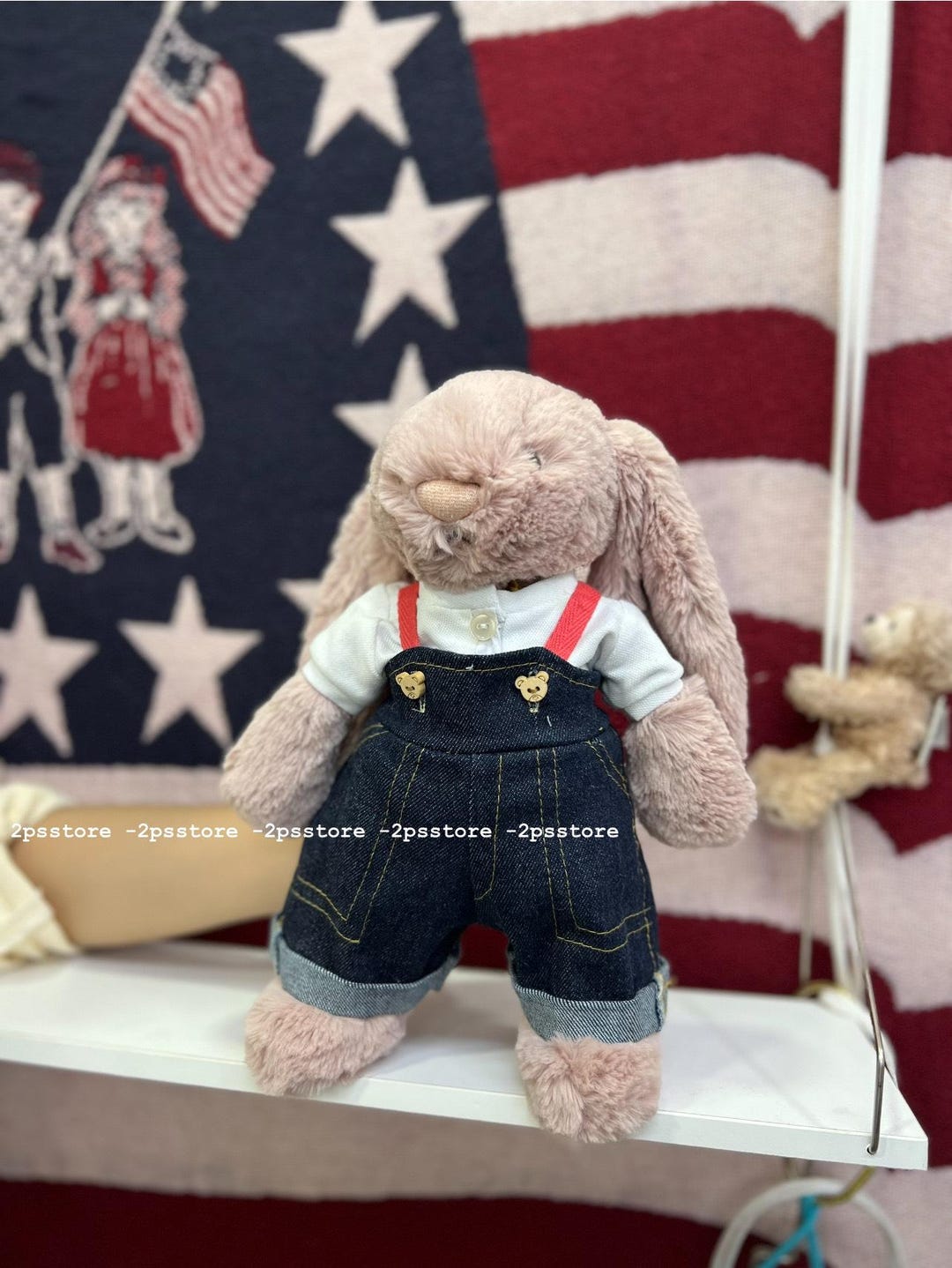 Cute Outfit Set for Jellycat Boy Bunny-handmade Clothes for Plush Toy ...