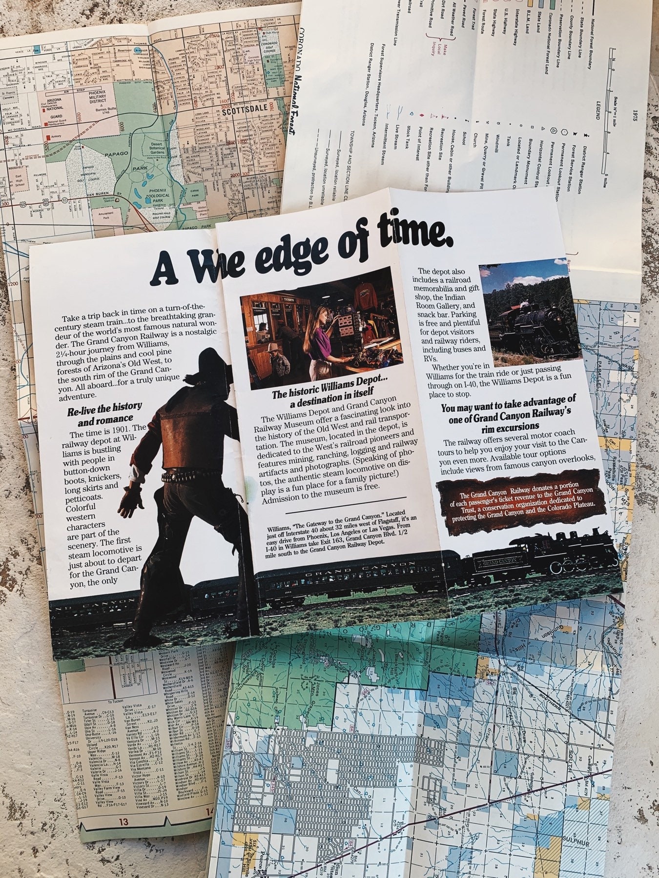 Vintage Arizona Maps & Brochures Vintage Maps United States - Etsy