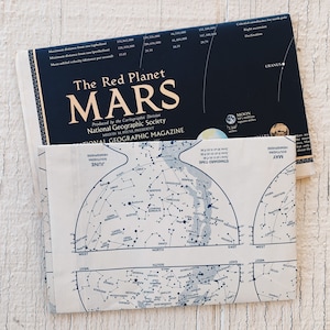 Vintage Outer Space Maps, Vintage Maps, Mars, the Red Planet, Map of ...