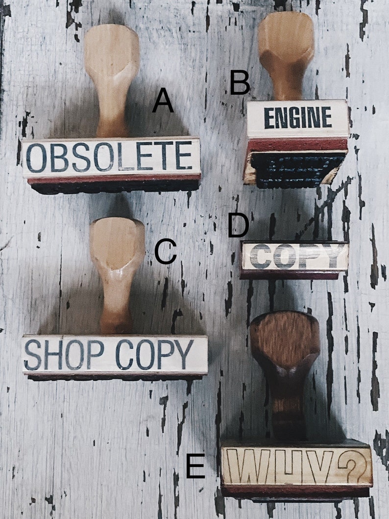 Vintage Stamp, Stamp Pad, Old Desk Stamps, Work Stamps, Copy, Obsolete ...