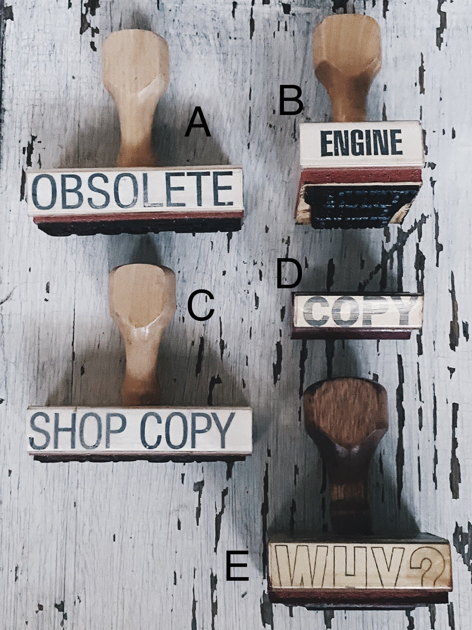 Vintage Stamp, Stamp Pad, Old Desk Stamps, Work Stamps, Copy, Obsolete ...