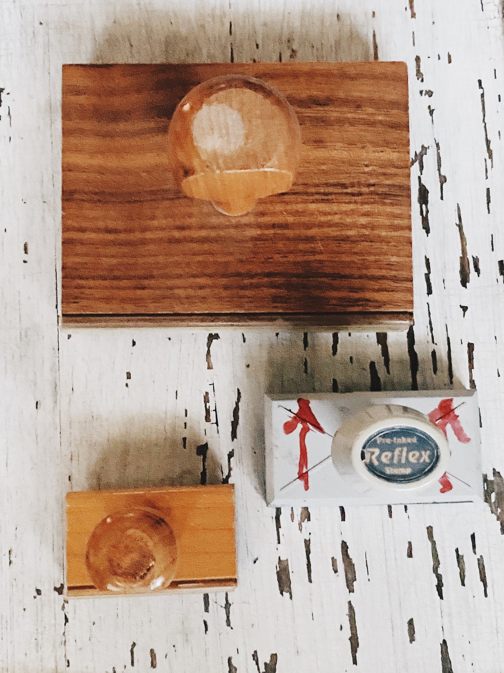 Vintage Stamp, Stamp Pad, Old Desk Stamps, Work Stamps, Evaluation ...