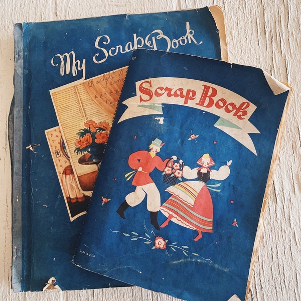 Vintage Scrap Book - Etsy