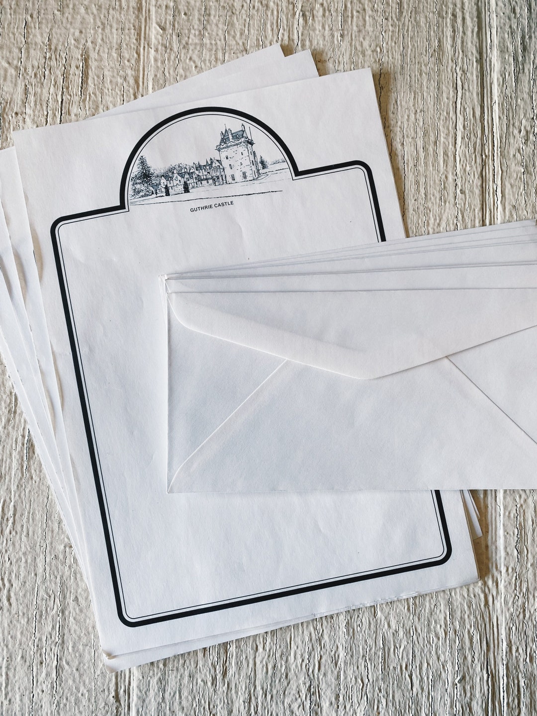 Vintage Guthrie Castle Stationary Pack Vintage Paper Ephemera Lot, Junk ...