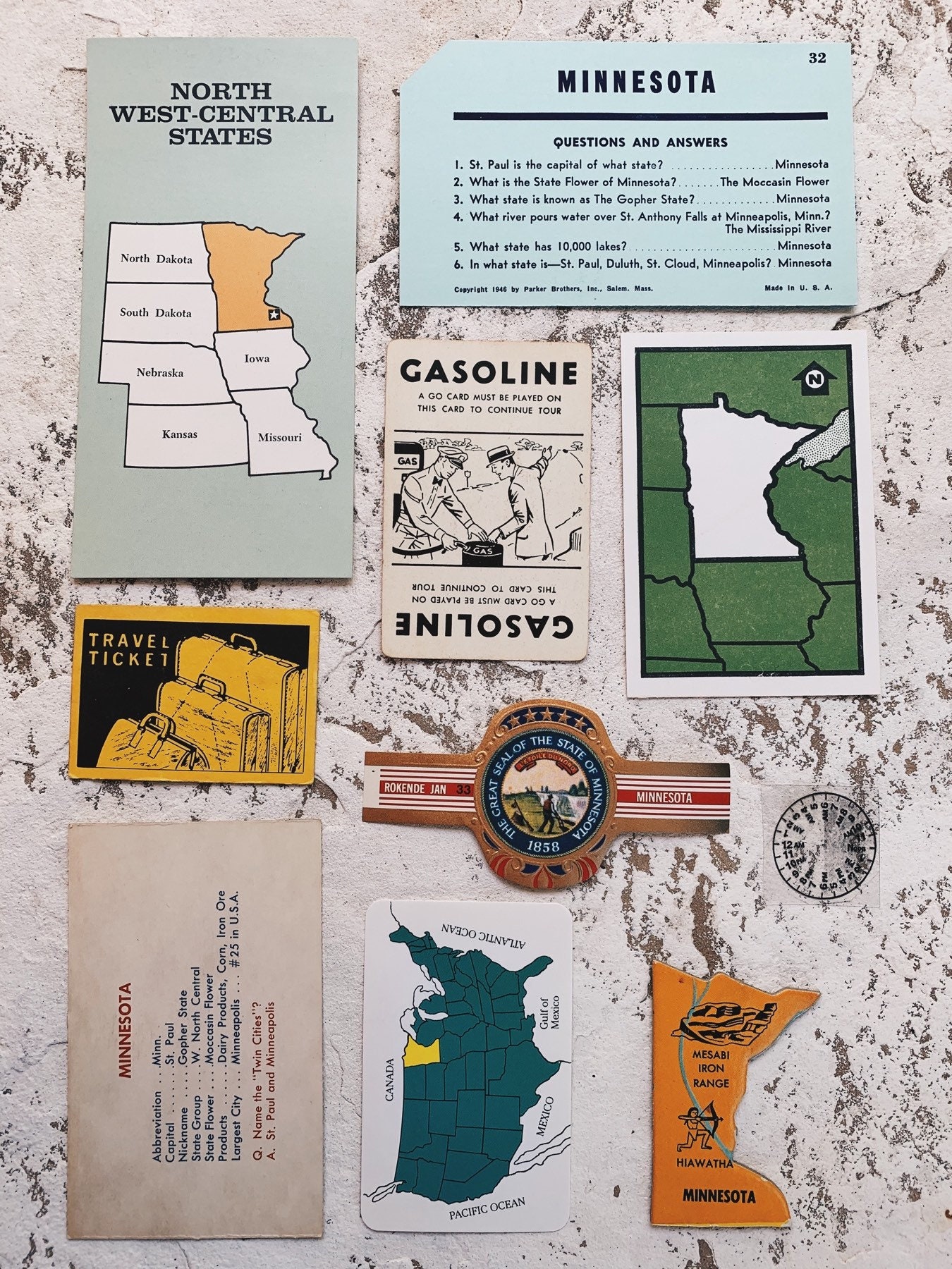 Vintage Flashcards | Etsy