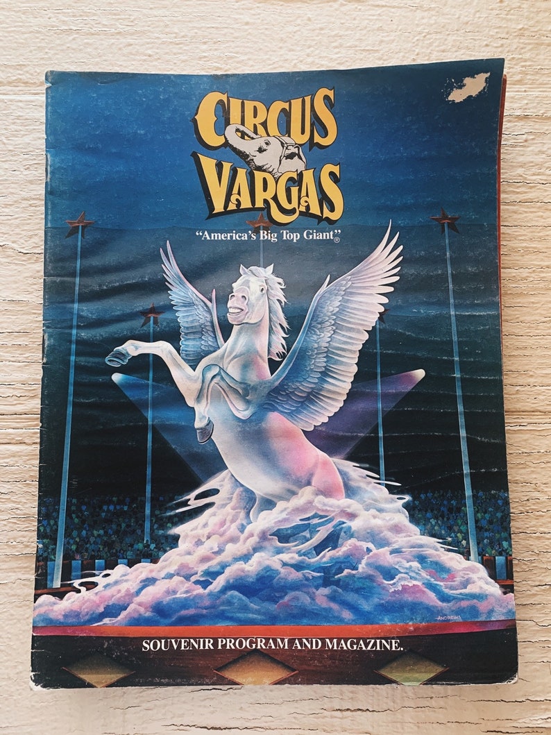 Vintage Circus Program Vintage Paper Ephemera Lot Vintage - Etsy