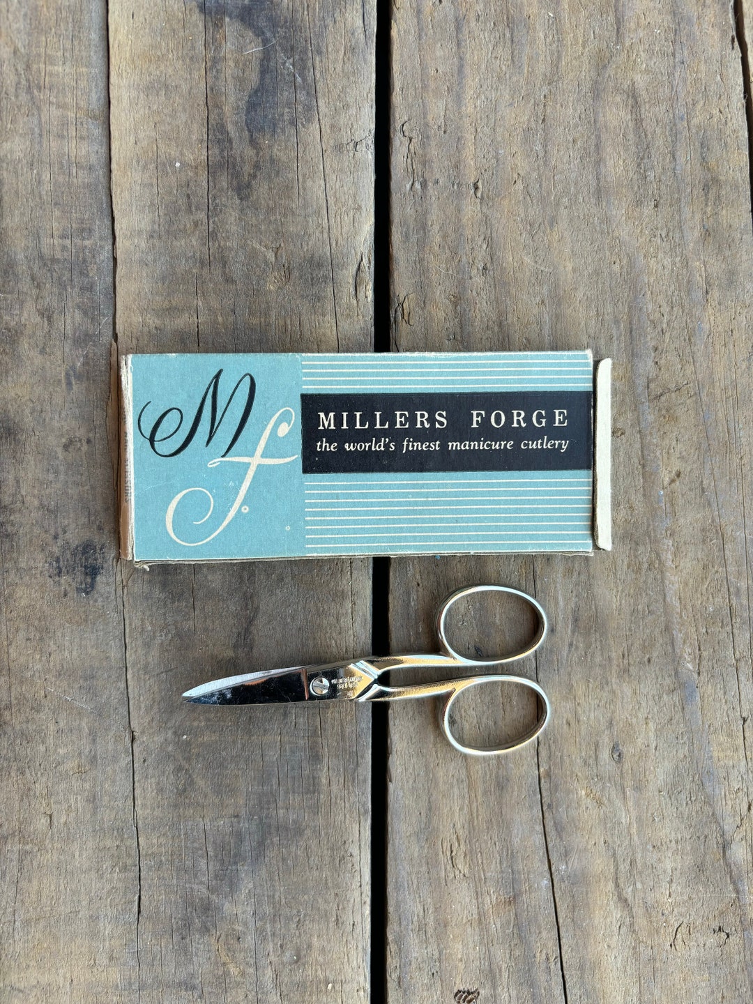 Vintage Millers Forge Scissors- in Original Box Miller Forge Box the ...