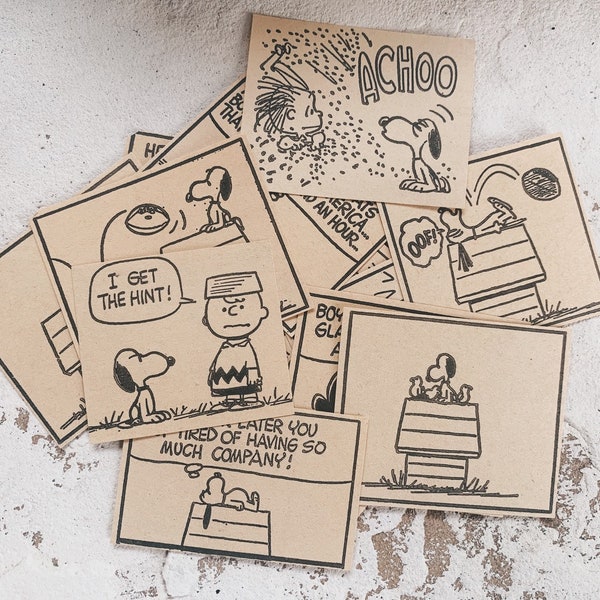 Peanuts Comic Strip - Etsy