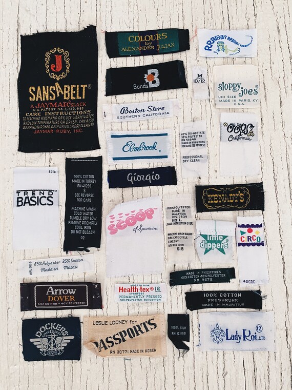 Designer Clothing Labels