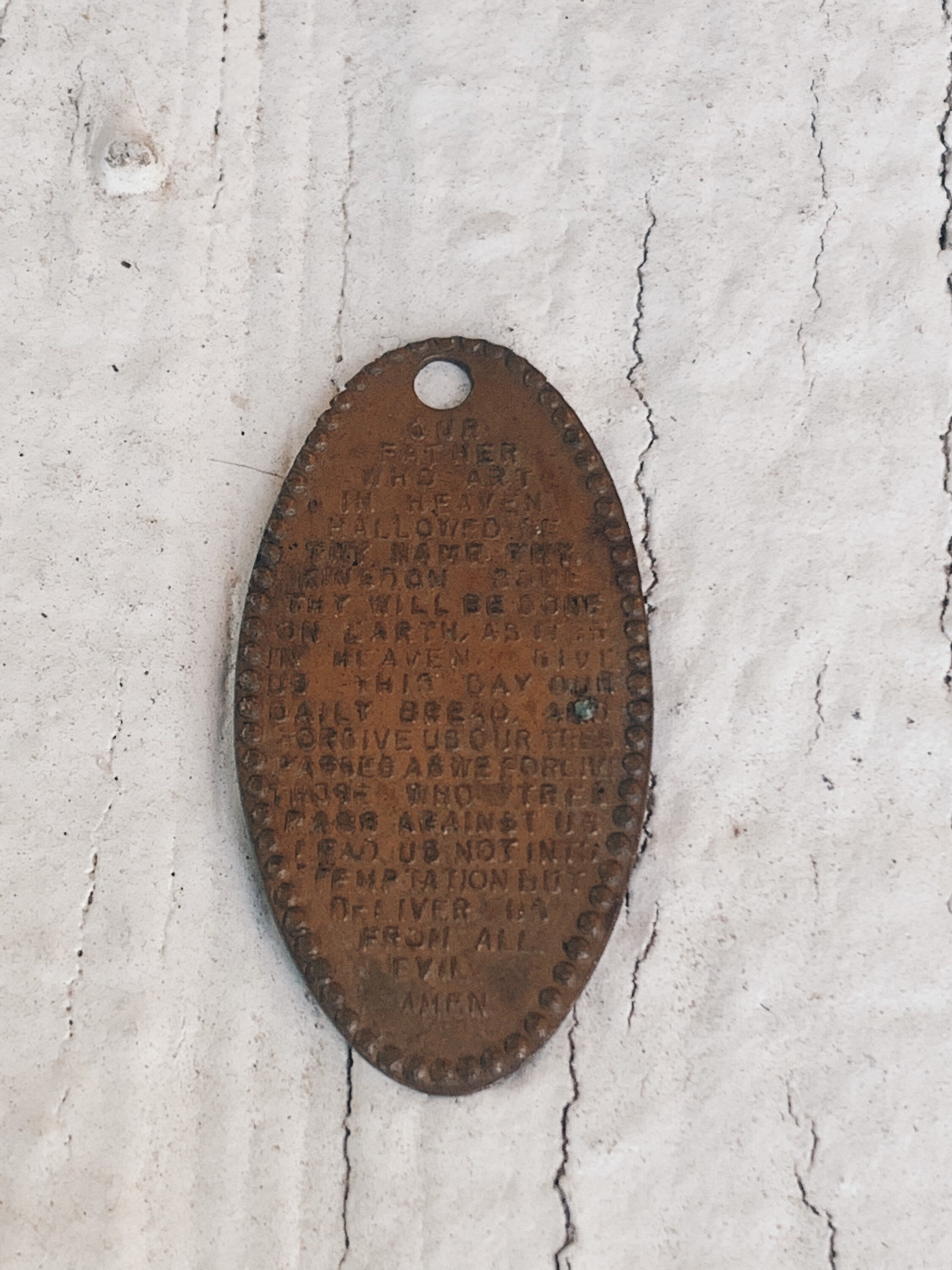 Vintage Religious Relics Lords Prayer Quote Bible Verse - Etsy