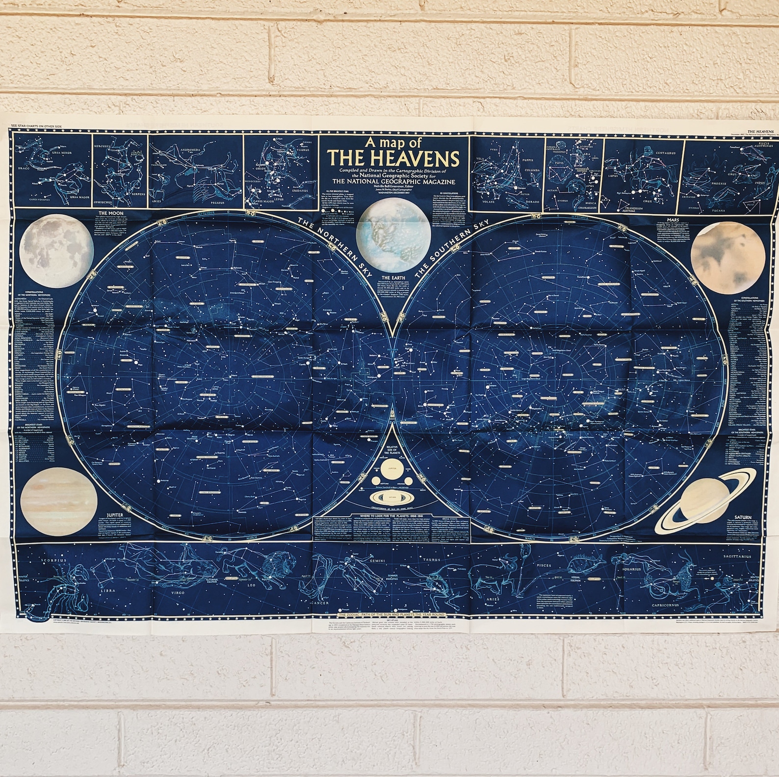 Vintage Outer Space Maps Vintage Maps Mars the Red Planet - Etsy Canada