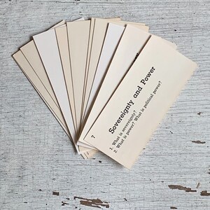 Vintage Flash Cards Study Cards and Game Pieces Educational Cards Vis ...