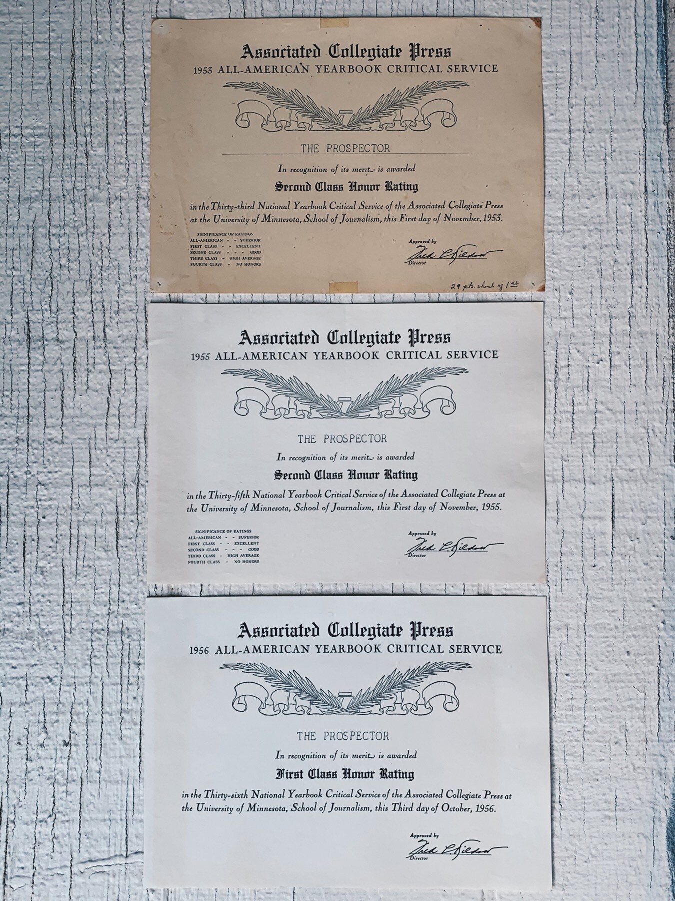 Vintage School Awards, Brochures Programs, Highschool Award United ...