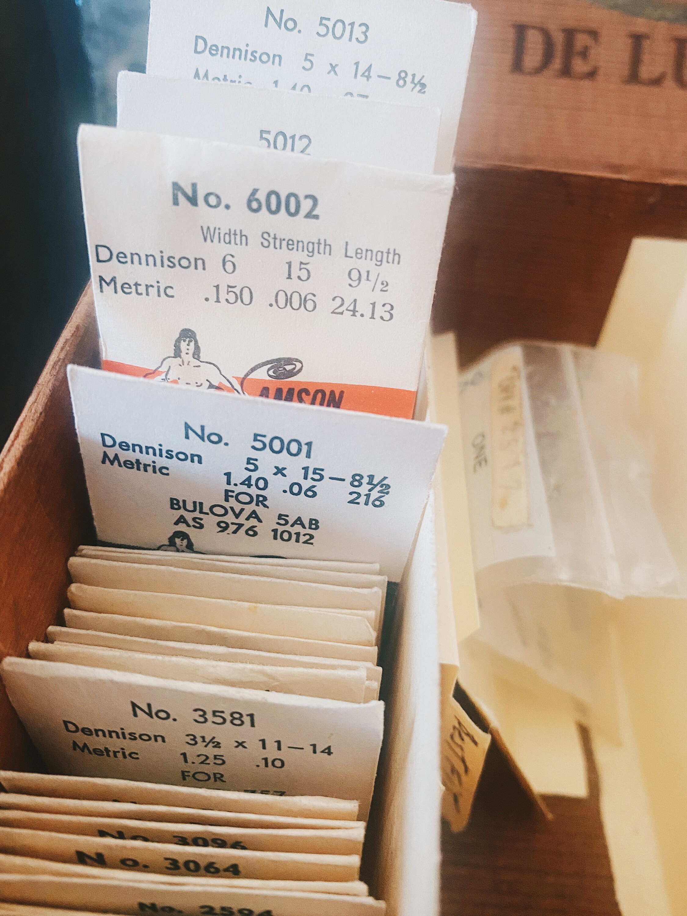 Vintage Watch Parts Samson Springs Mainspring Elgin, Waltham, Hampden ...