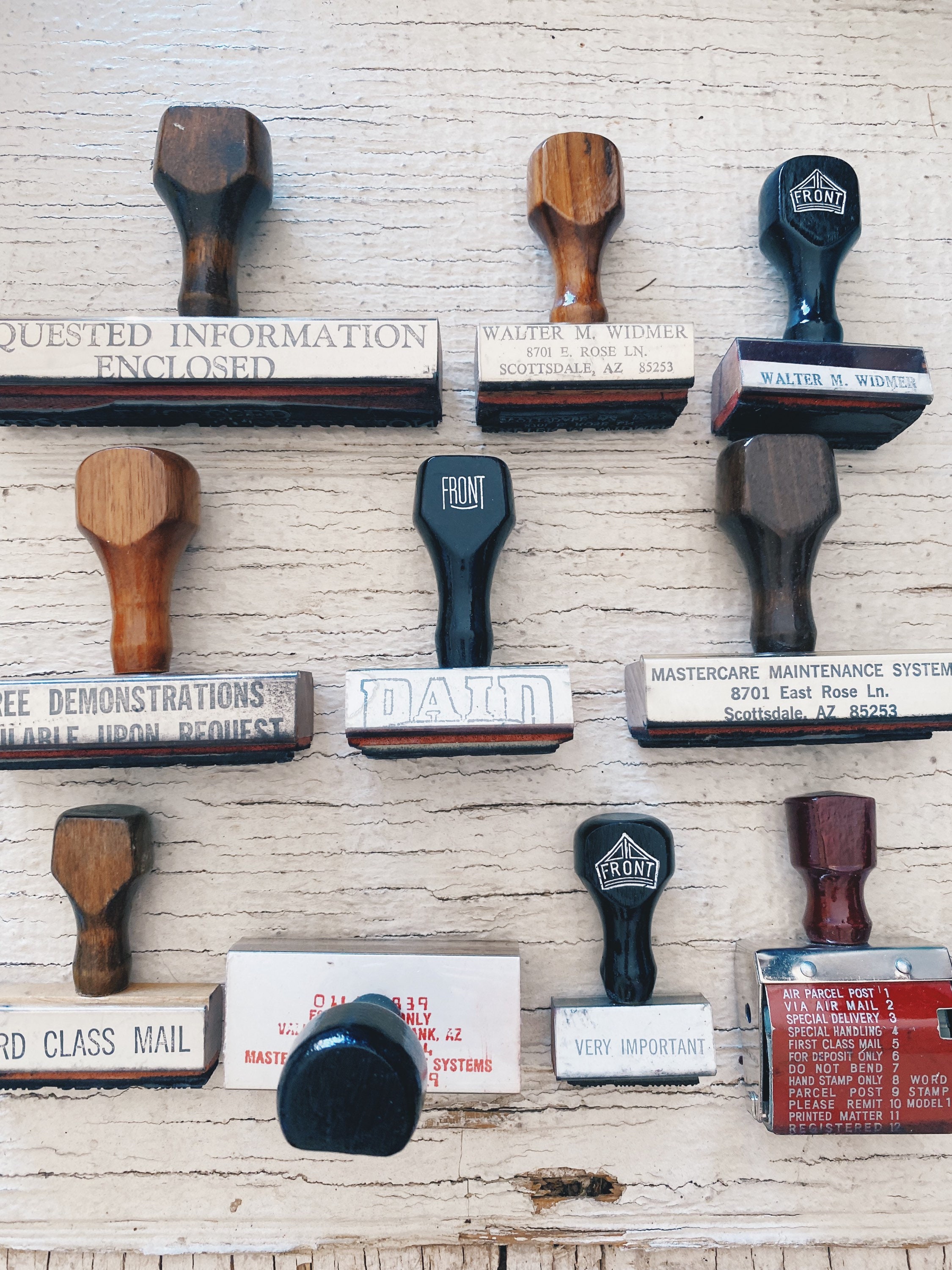 Vintage Stamp, Stamp Pad, Old Desk Stamps, Work Stamps, Paid, Third ...