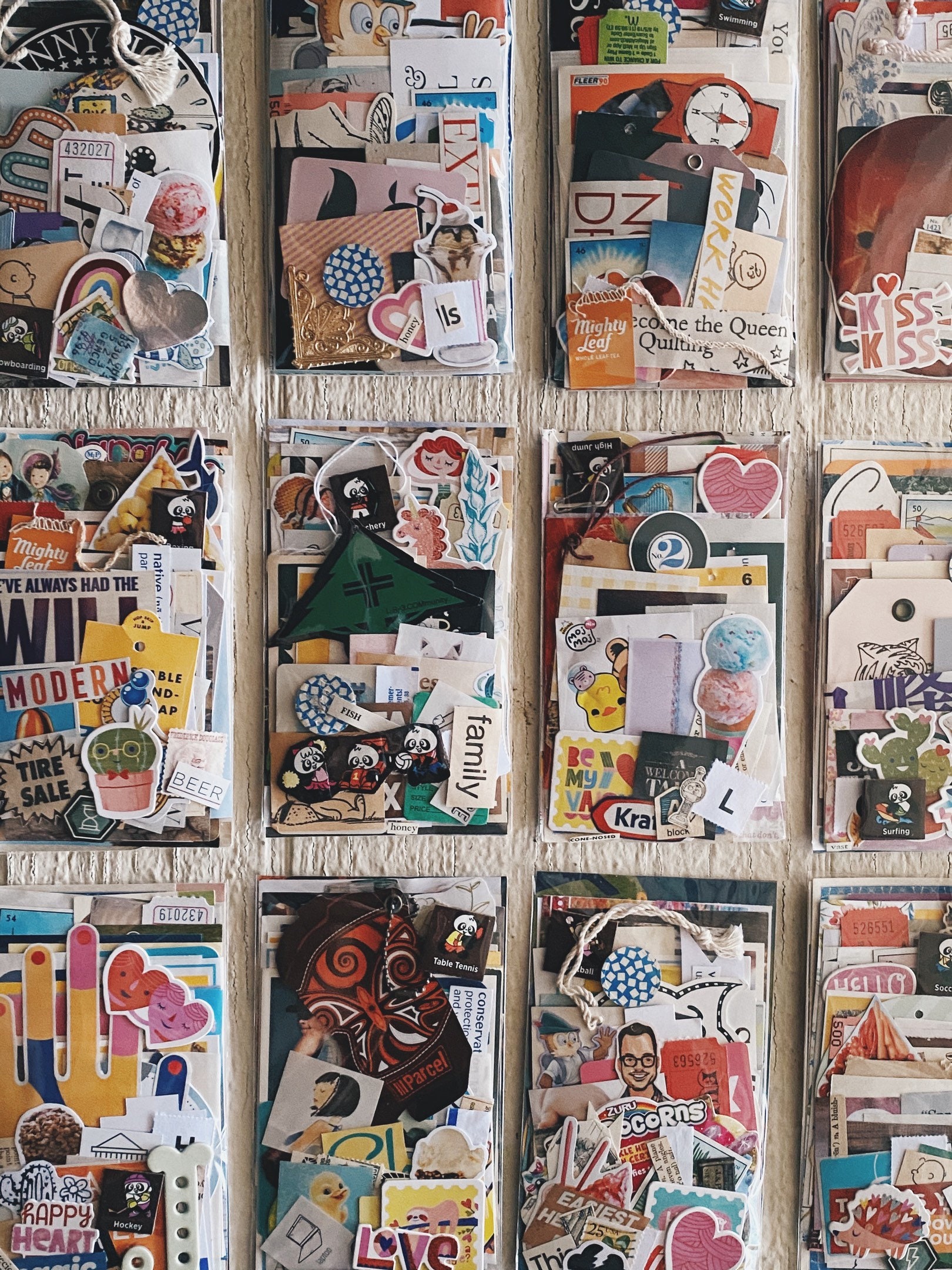 Small Mixed Media Pack 50 Pieces Graphic Clippings - Etsy