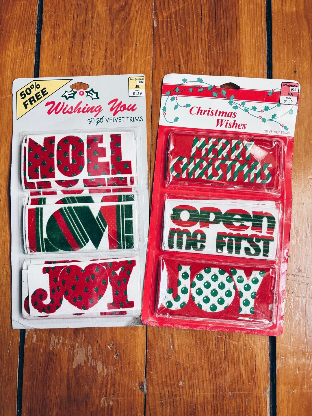 Vintage Felted Christmas Gift Tags Cards Vintage Paper Ephemera Lot ...