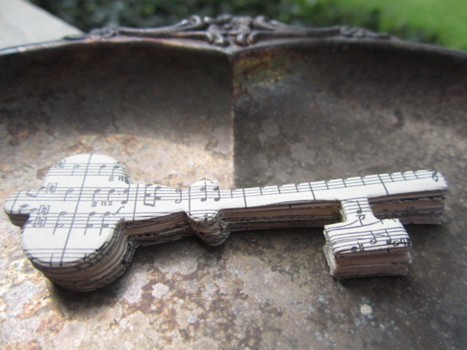 Vintage Skeleton Key Die Cuts (20) Vintage Music Paper Skeleton Key Cut ...