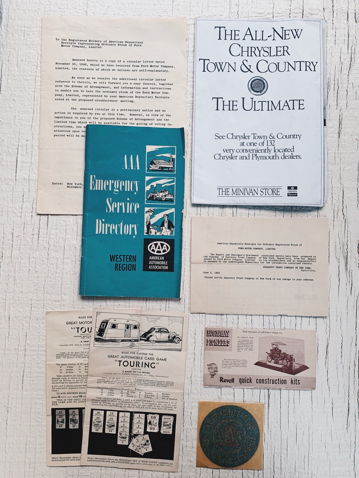 Vintage Car Pamphlets & Brochures Vintage AAA, United States, Vintage ...