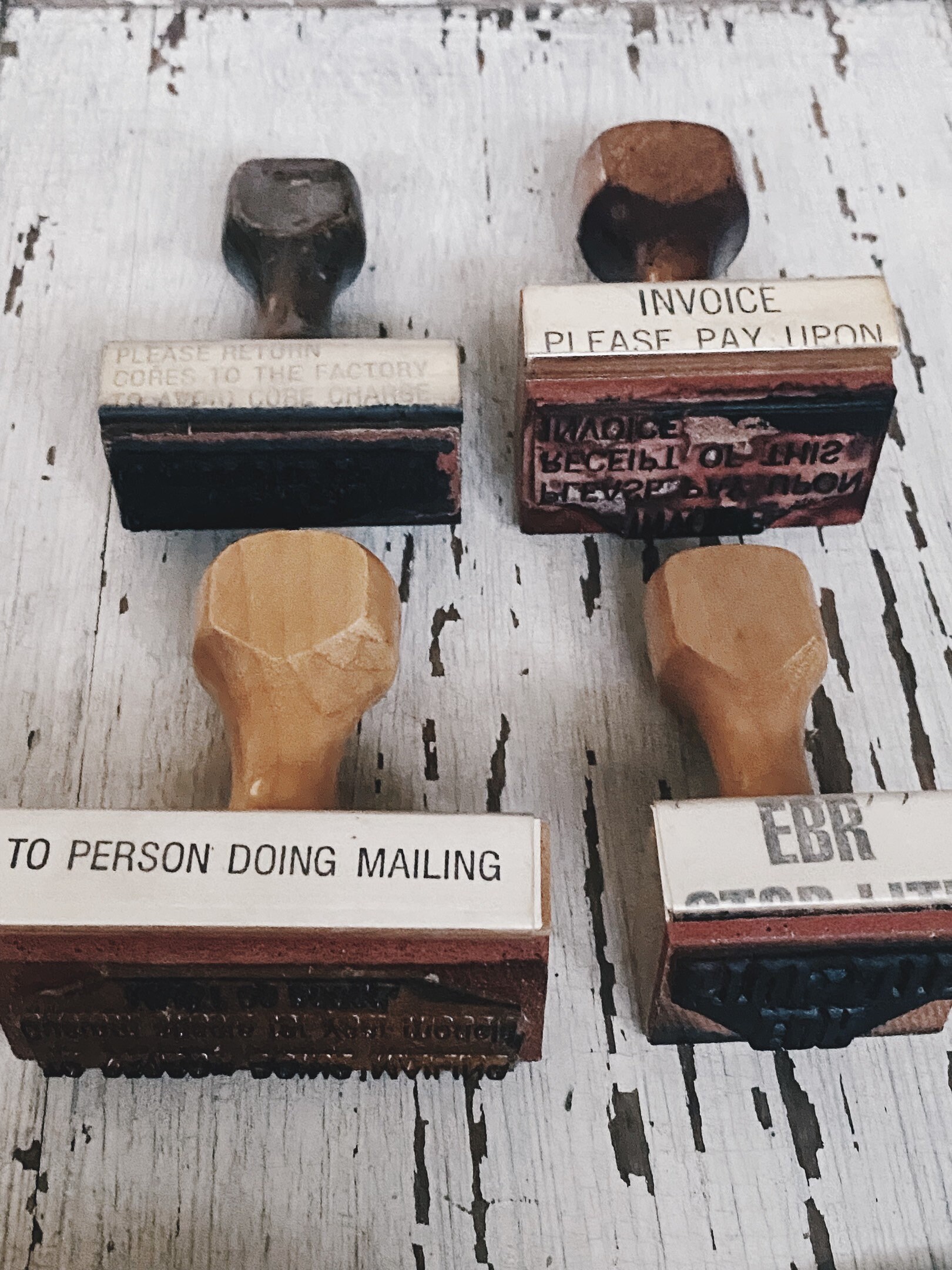 Vintage Stamp, Stamp Pad, Old Desk Stamps, Work Stamps, Label ...