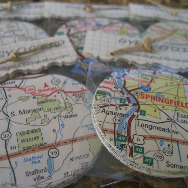 Map Circles - Etsy