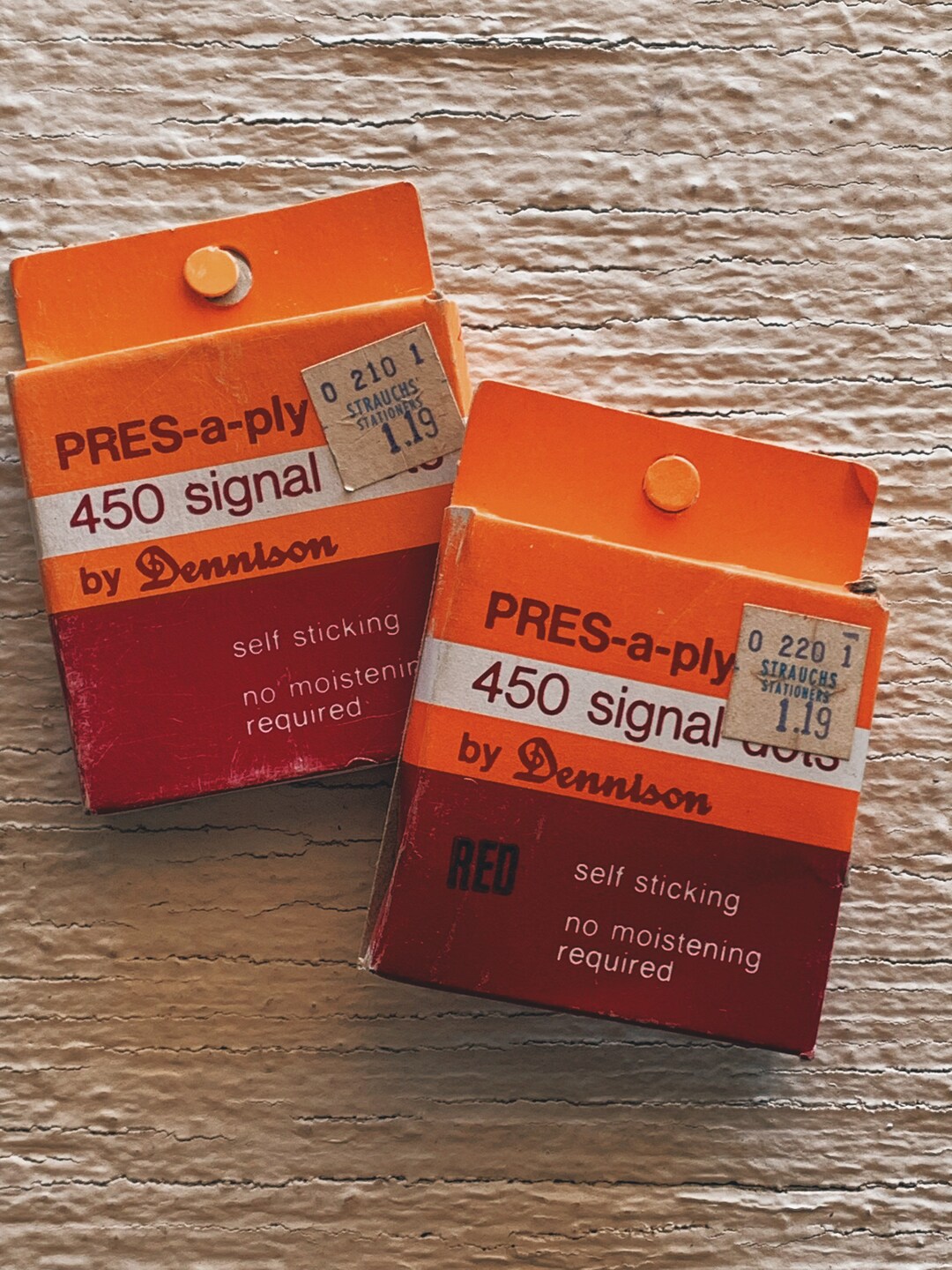 Vintage Dennison Signal Dots Pres-a-ply Office Supplies, Dennison, Reinforcement, Circle Dots ...