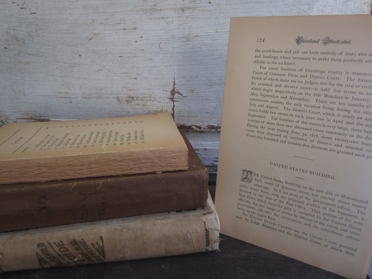 Vintage Book Pages 25 Naturally Aged, Paper Pack Lot Paper Ephemera ...