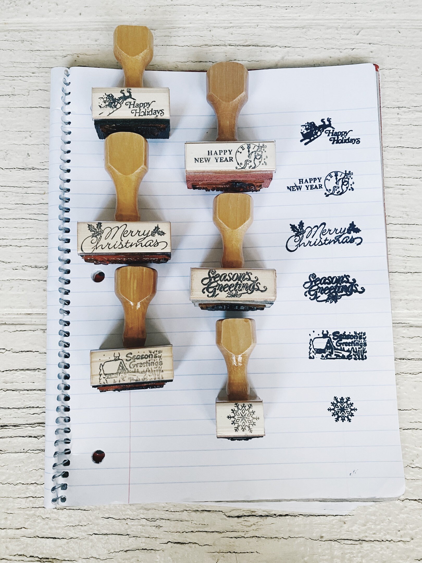 Vintage Stamp, Stamp Pad, Old Desk Stamps, New Year Stamp, Christmas ...