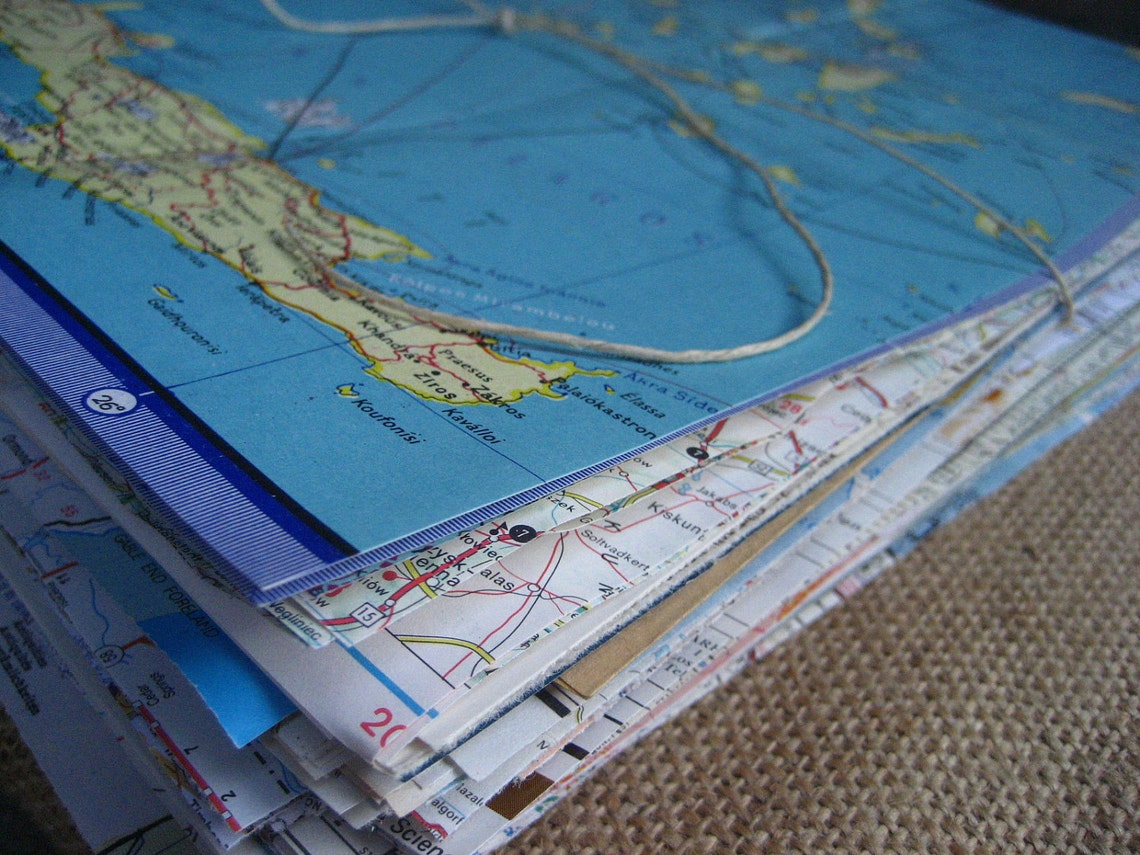 Maps 12 8.5in X 11in Sheets - Etsy